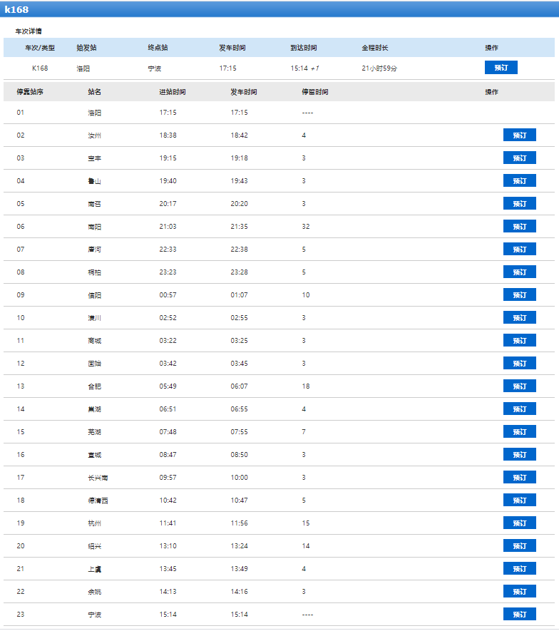 K168次列车 - 快懂百科